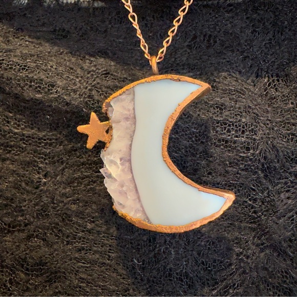 Copper Fern Designs | Jewelry | Handmade Crescent Moon And Star ...